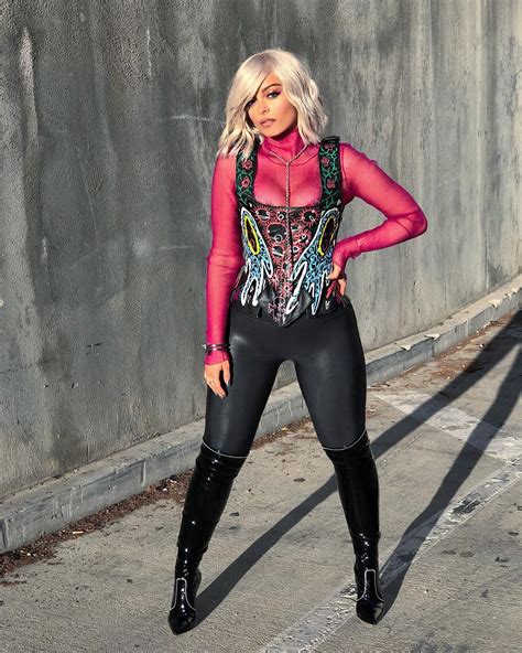 Bebe Rexha SKIN TIGHT Leather Pants Instagram
