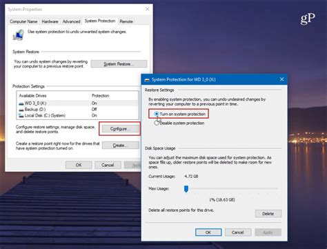 Configure Windows 10 To Automatically Create A System Restore Point On