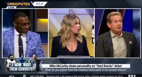 Jenny Taft Got Heated At Skip Bayless For Calling Mike Mccarthy Fat On