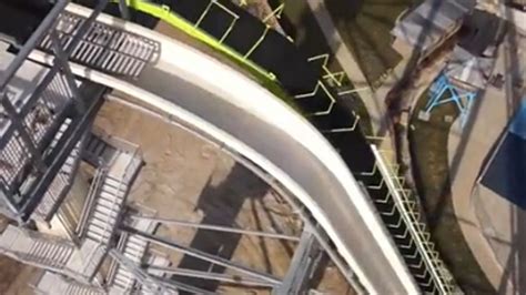Video Mirá El Aterrador Descenso Por El Tobogán De Agua Más Alto Del Mundo