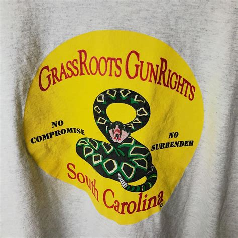 90s Vintage All Sport Grass Roots Guns Save Lives T Depop