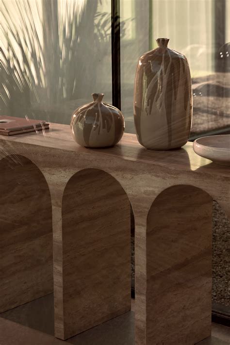 핸드페인팅 테라코타 화병 베이지 Home All Handm Kr