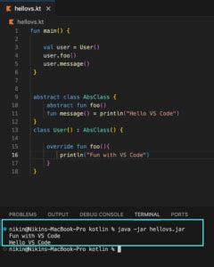 Let S Use VS Code For Kotlin A Mixed Bag Approach BigKnol