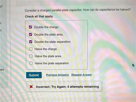 Solved Consider A Charged Parallel Plate Capacitor How Can