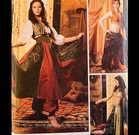 Patterns Adult Costume Harem Girl Costume Genie Costume Etsy