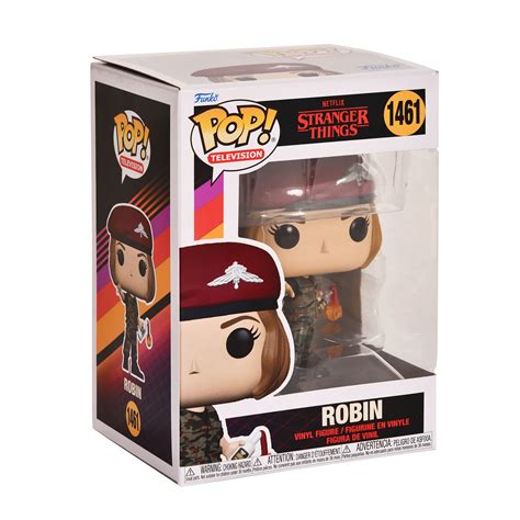 Stranger Things Robin Con Cocktail Figura Funko Pop Elbenwald