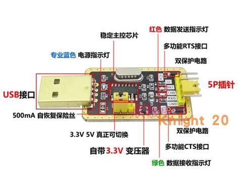 ch340 usb to ttl modul És soros port frissítés flash machine stc