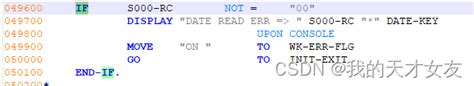 cobol 流程 cobol实现if循环 csdn博客