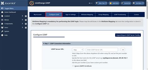 Ldap Configuration