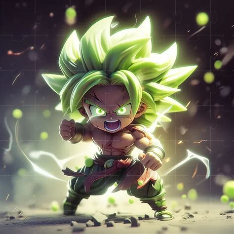 Super Chibi Showdown Dragon Ball Actions Midjourney Prompt Promptbase