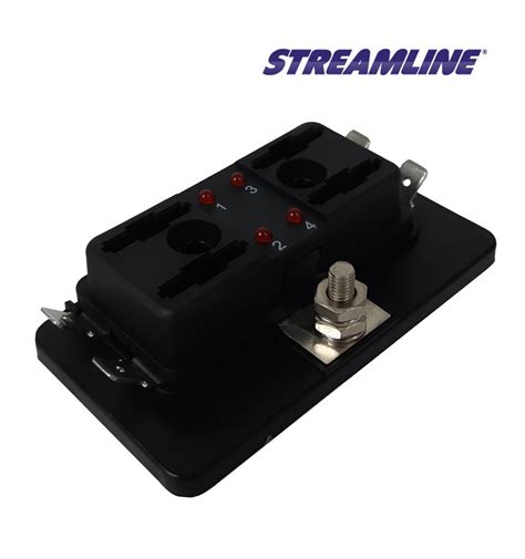 LED Fuse Box With Common Busbar Way Streamline Systems