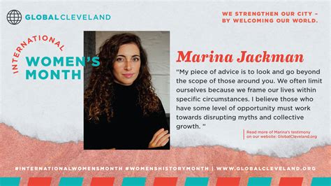 International Womens Month Feature Marina Jackman Global Cleveland