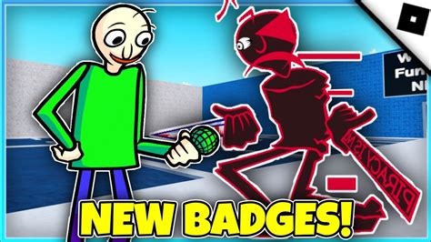 How To Get Baldi And Paldo Badges In Funky Friday Night Rp Roblox