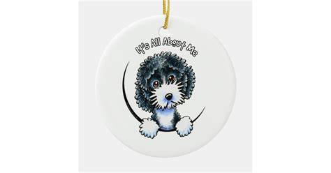 Cockapoo Black Parti Iaam Ceramic Ornament Zazzle
