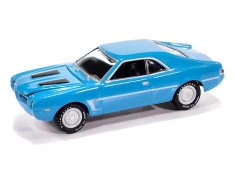 Johnny Lightning Classic Gold 1969 Amc Javelin Big Bad Blue W White Auto World Store