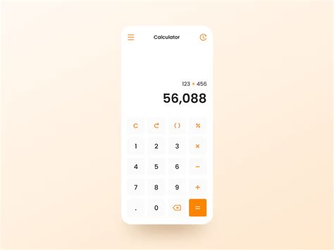 Calculator Ui On Behance Calculator Ui On Behance