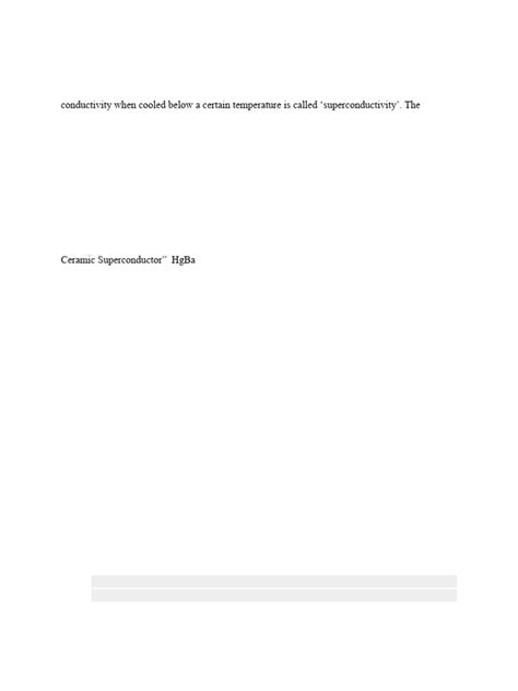 Superconductivity Material Pdf Superconductivity Electrical