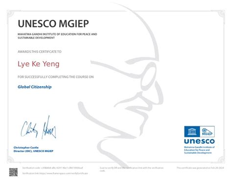 Ke Yeng L On Linkedin Im Happy To Share That Ive Obtained A New Certification Global…