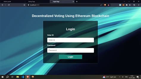 Github Krish Depanidecentralized Voting System A Decentralized