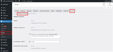 configuring eu vat validation wpfactory