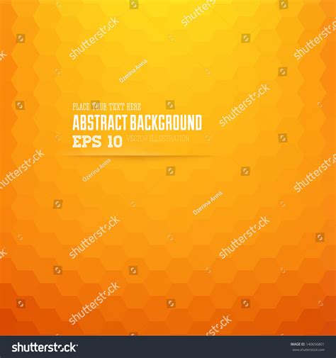 Abstract Geometric Orange Background Design Stock Vector Royalty Free