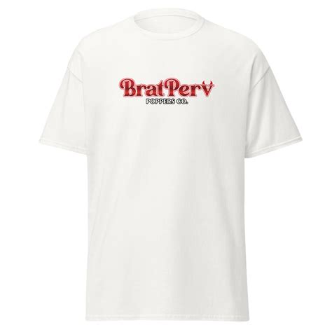 Brat Perv Poppers Co Tee Bratperv
