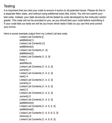 Solved Common Types Of Java Lists Linkedlists And