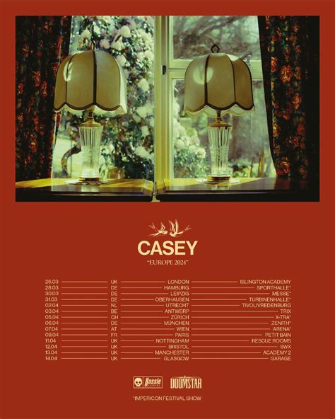 Casey Announce Uk And European Tour