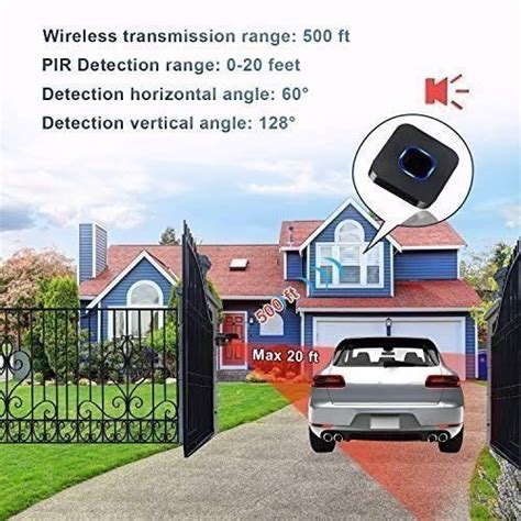 Wireless Driveway Alarm System Detector Pir Sensor Driveway Alarm Wireless Long Range