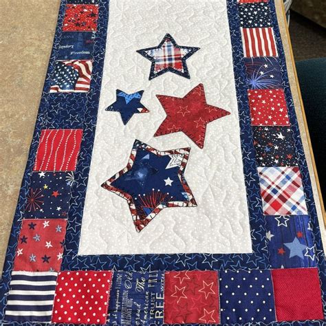 Patriotic Table Runner Etsy