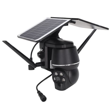 Aun Caméra Solaire étanche Ip65 Caméra à énergie Solaire 1080p Caméra
