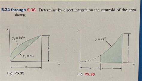 Solved 5 34 Through 5 36 Determine By Direct Integration The