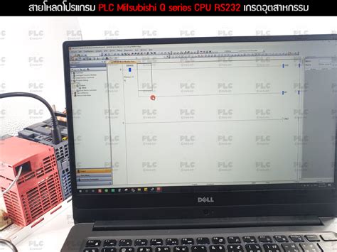 สายโหลดโปรแกรม PLC Mitsubishi Q series CPU RS232 เกรดอตสาหกรรม PLC CENTER Inspired by