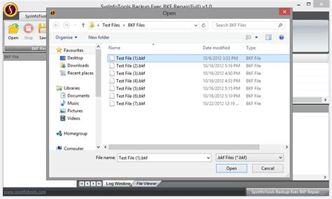 advanced backup exec bkf repair tool repair bkf files