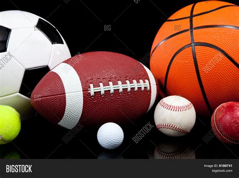 Assorted Sports Balls Image And Photo Free Trial Bigstock