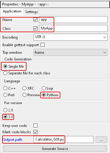 Create And Use Source Code — Wxglade 111 Documentation
