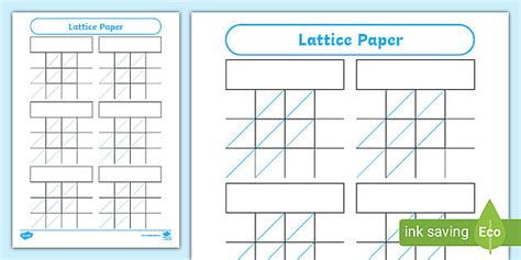 Lattice Paper