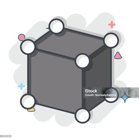 아이콘 프레임워크 3d 시각화 기호와 관련이 있습니다 만화 스타일 심플한 디자인 편집 가능 간단한 그림 3차원 형태에 대한 스톡 벡터 아트 및 기타 이미지 Istock