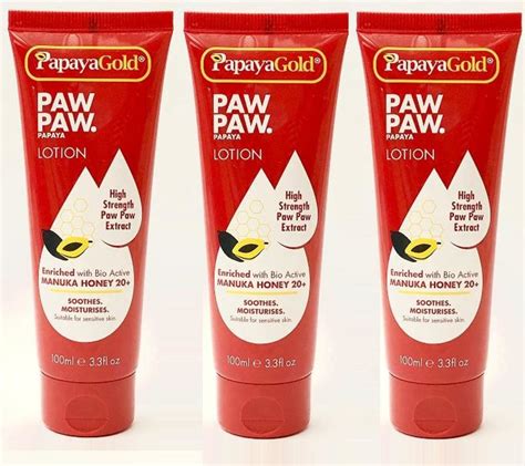 Papayagold 3支優惠裝 澳洲木瓜膏 Paw Paw 麥蘆卡蜂蜜20 Lotion Hktvmall 香港最大網購平台