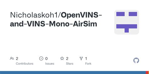 Github Nicholaskoh1openvins And Vins Mono Airsim