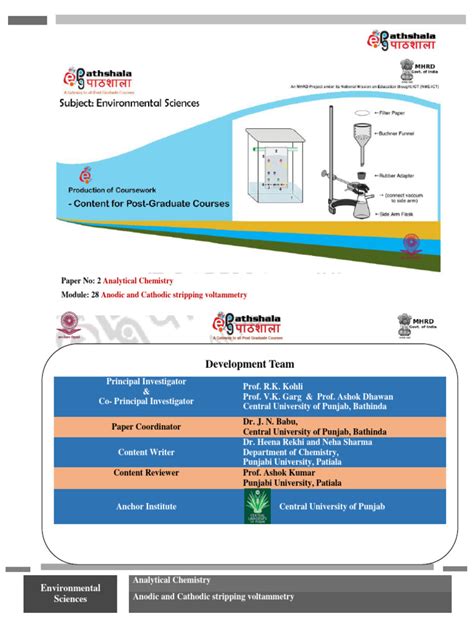 Stripping Voltammetry Pdf Materials Electricity