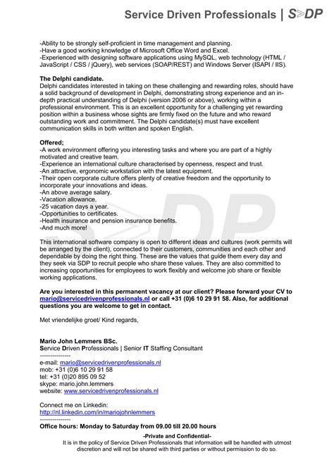 delphi developer amsterdam pdf
