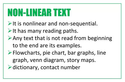 Ppt English 7 Q1 W5 1 Linear And Non Linear Text Pptx