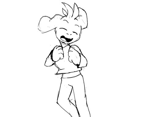 Asriel Hops Animation By Bubbleglass