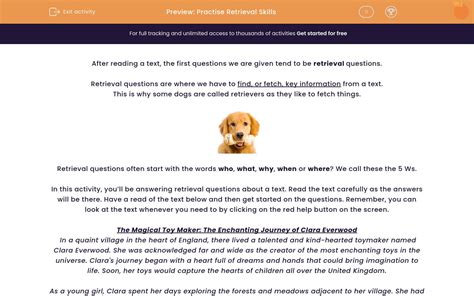 Practise Retrieval Skills Worksheet Edplace