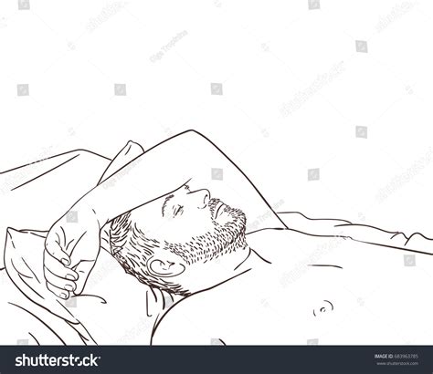 Drawing People Sleeping In Bed