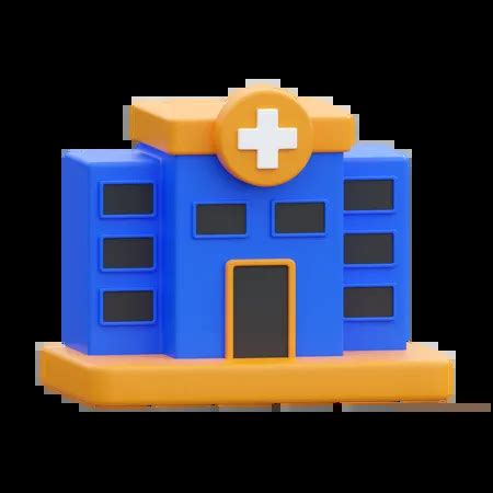 Hospital 3d Icon Download Png Gltf Fbx For Medicine Iconscout