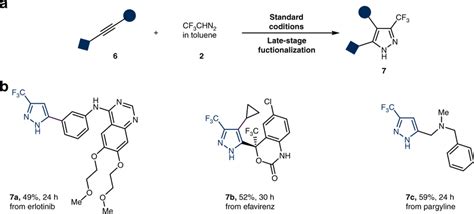 Late Stage Functionalization A Reaction Scheme B Late Stage Download Scientific Diagram