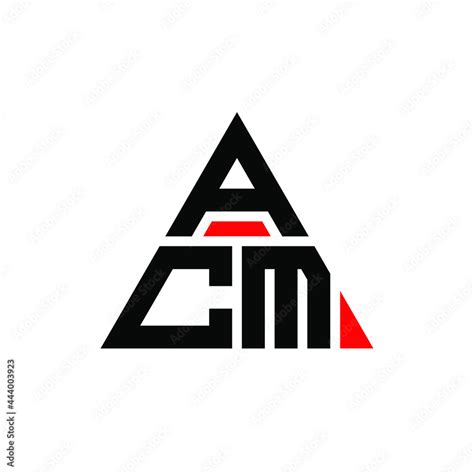 Acm Triangle Letter Logo Design With Triangle Shape Acm Triangle Logo Design Monogram Acm