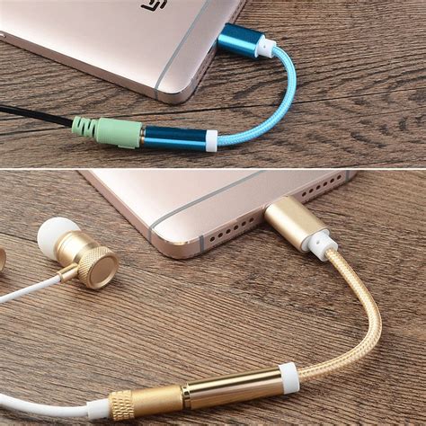 Type C 3 5mm Jack Earphone Cable USB C To 3 5mm Headphones Audio Adapter Shopee Malaysia